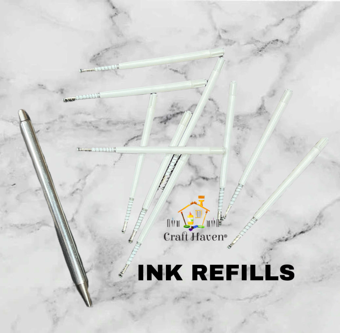 Stainless Pen INK REFILLS (Pack of 10) – Craft Haven
